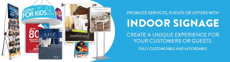 Business Indoor Signage and Promotion Features - The Chance Complex